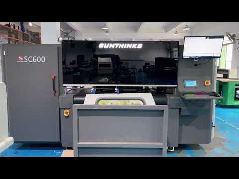 принтер для печати упаковки печать на картоне SC600 - YouTube