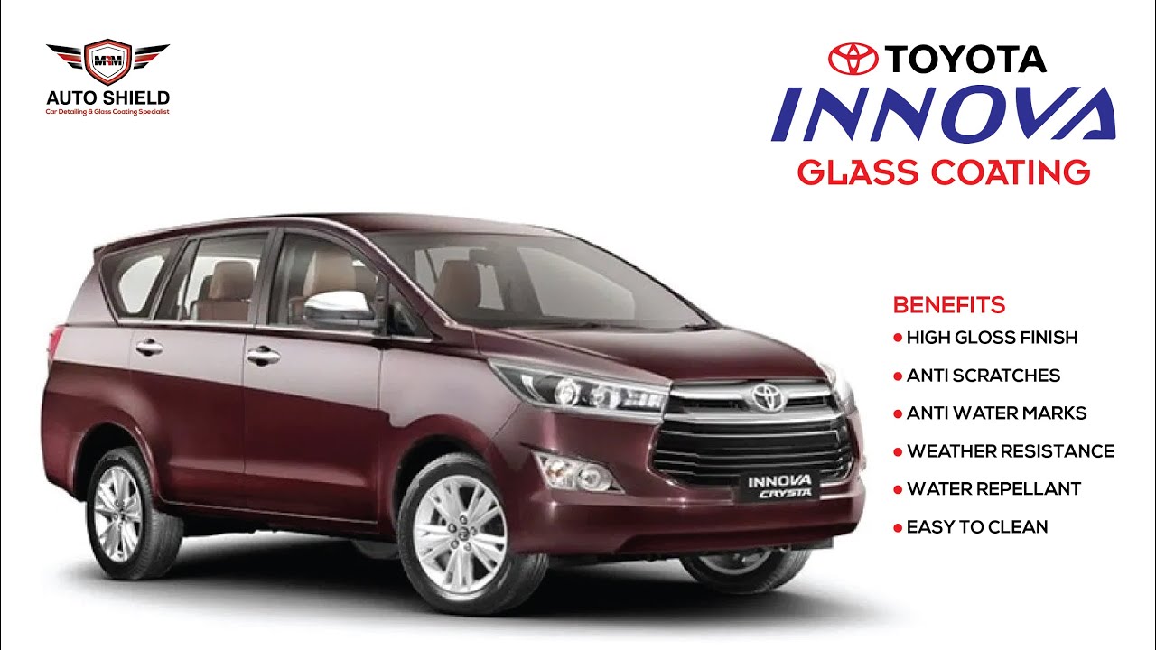 Toyota Innova Glass Coating - YouTube