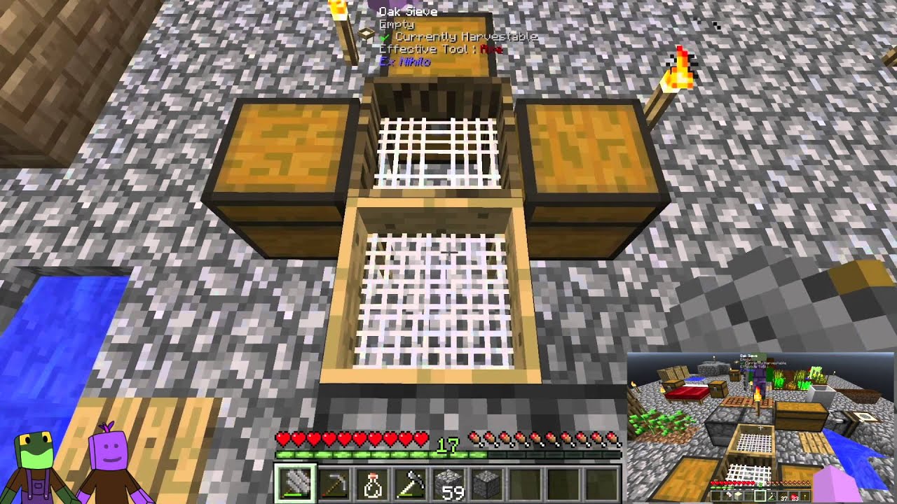 Minecraft Infinity Skyblock E1 Island Tour - YouTube