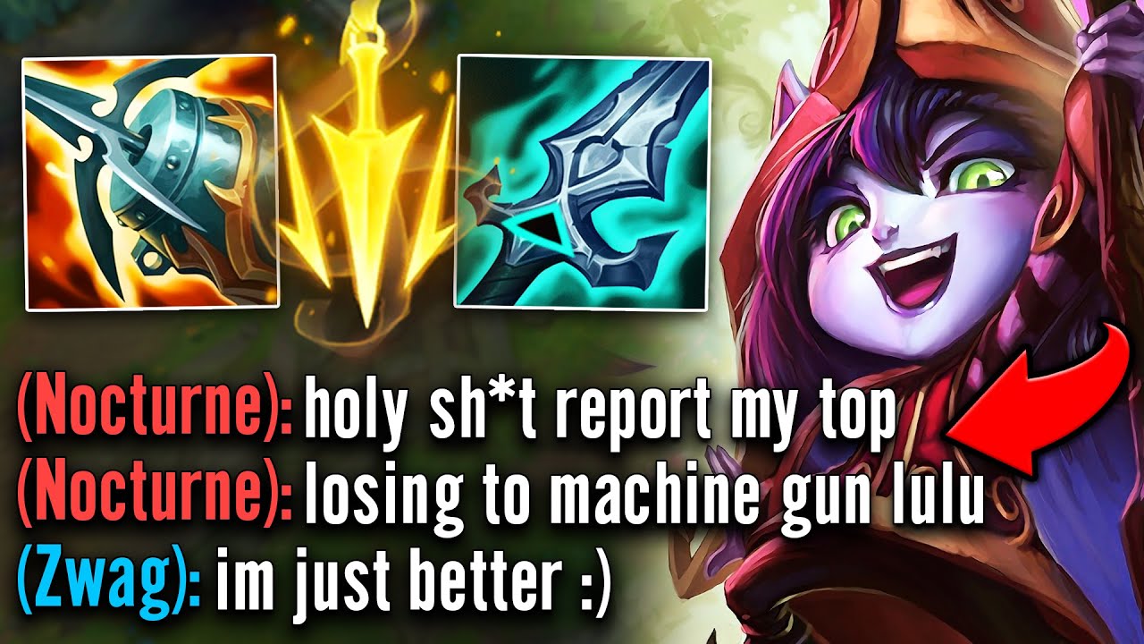 I MADE THE ENEMY TEAM RAGE WITH MACHINE GUN LULU TOP (THEY WERE MALDING ...