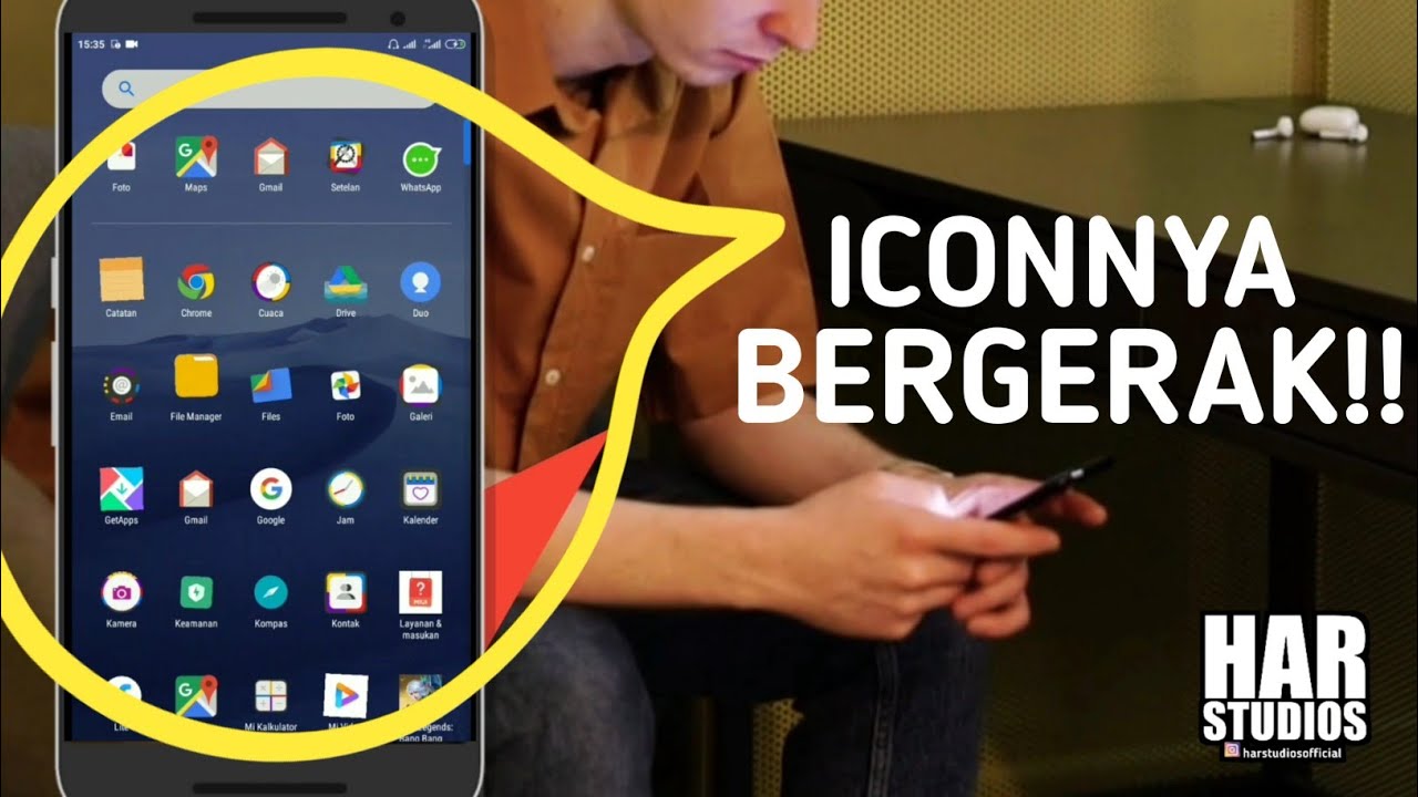 Cara Membuat Icon Bergerak di Android | Tutorial All Android - YouTube