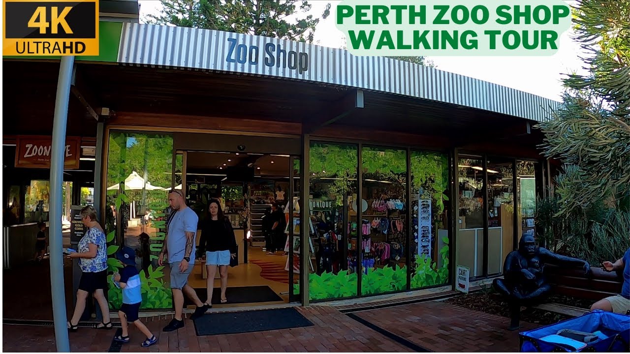 Perth Zoo Shop | Western Australia | Walking Tour [4K] - YouTube