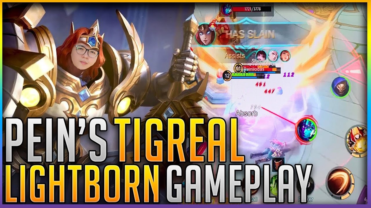 Tigreal Lightborn Skin Gameplay by Kapitan Pein - YouTube
