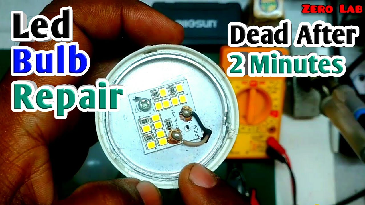 Dead Led Bulb Repair / Switching Capacitor Falt And Solution - YouTube