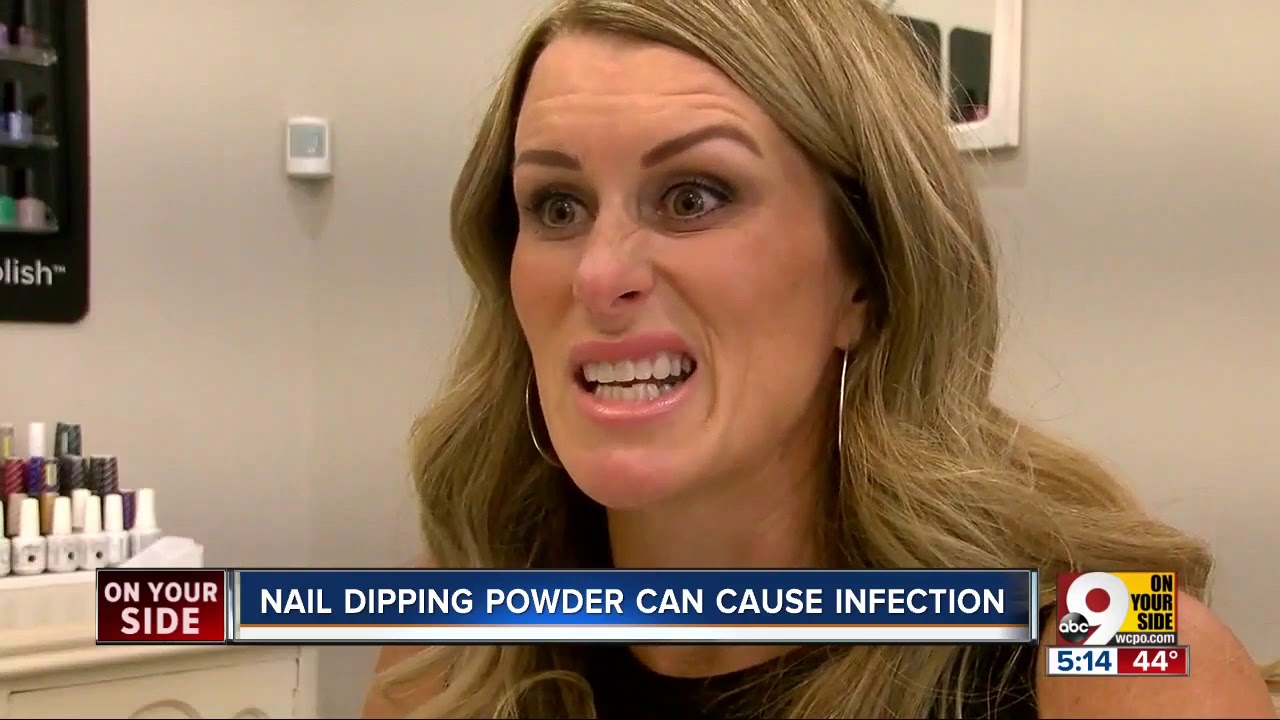 Nail-dipping powder can pose risk of infection - YouTube