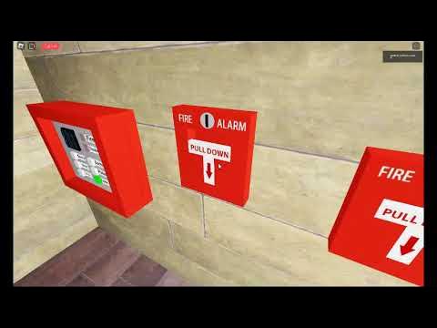 Testing fire alarms Roblox version - YouTube