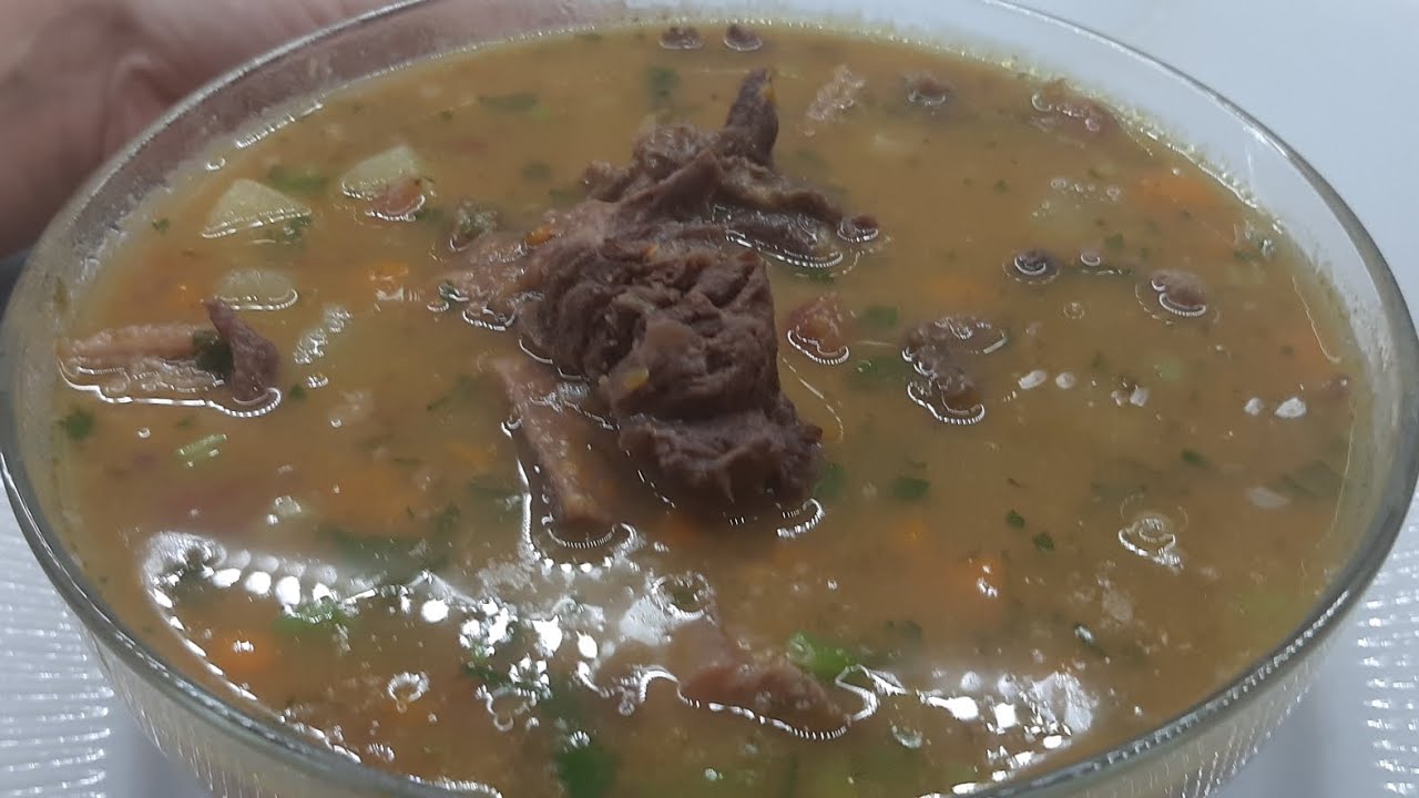 Todos Te Pedirán La Receta!!! Riquísima Sopa De Hueso De Res - YouTube