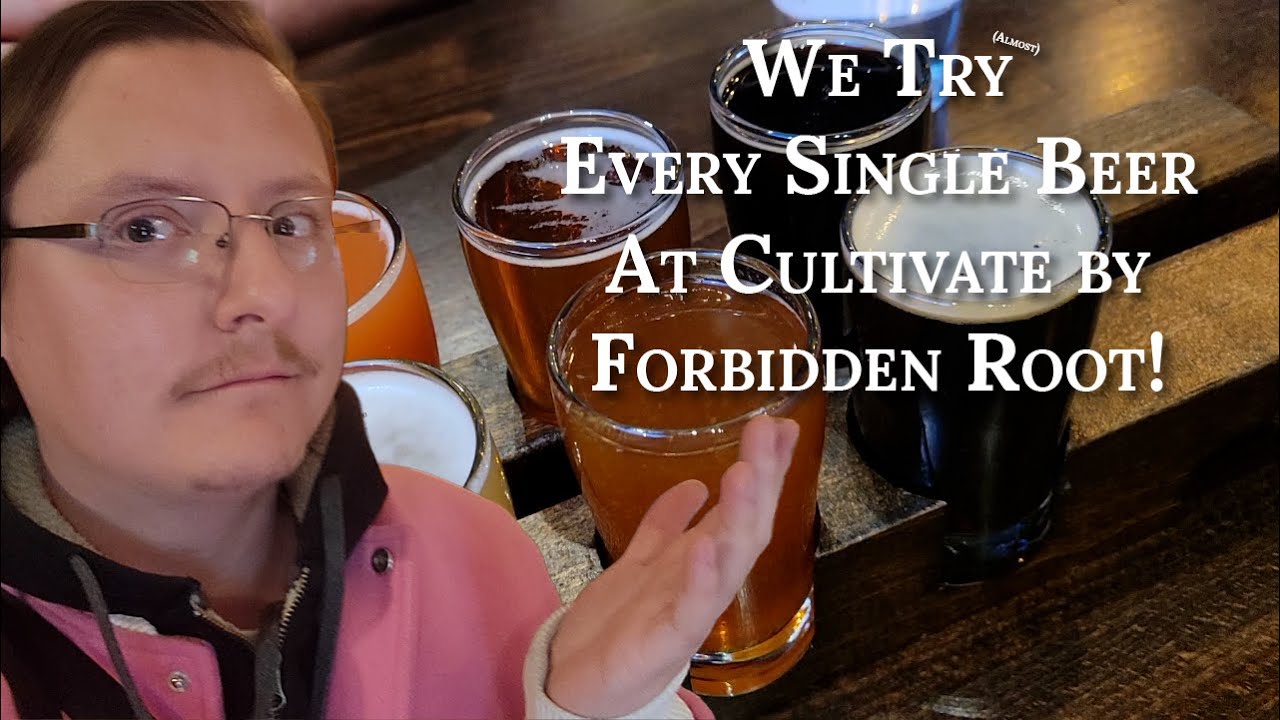 I Tried 15 Beers at Cultivate by Forbidden Root — Worth It? - YouTube