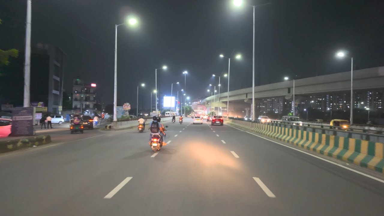 Noida Night Views 2025 🇮🇳 - 4K Drive Through India’s Smart City - YouTube