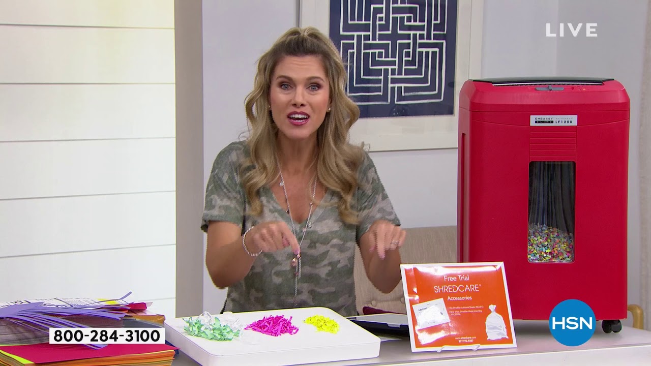 Embassy Elite 12Sheet Microcut Shredder w/120Sheet Auto ... - YouTube