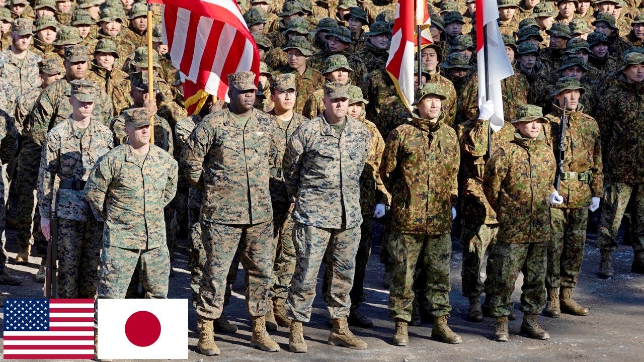 US-Japan Alliance. US Marines during joint military exercises in Japan ...