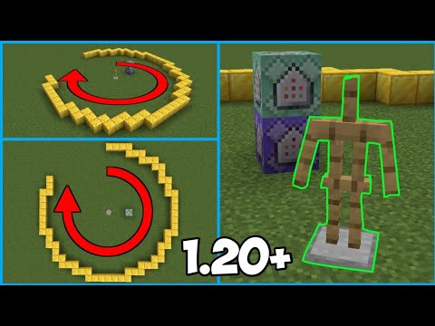 MUDAH BANGET‼️ Cara Membuat LINGKARAN di Minecraft Pakai Trick Armor ...