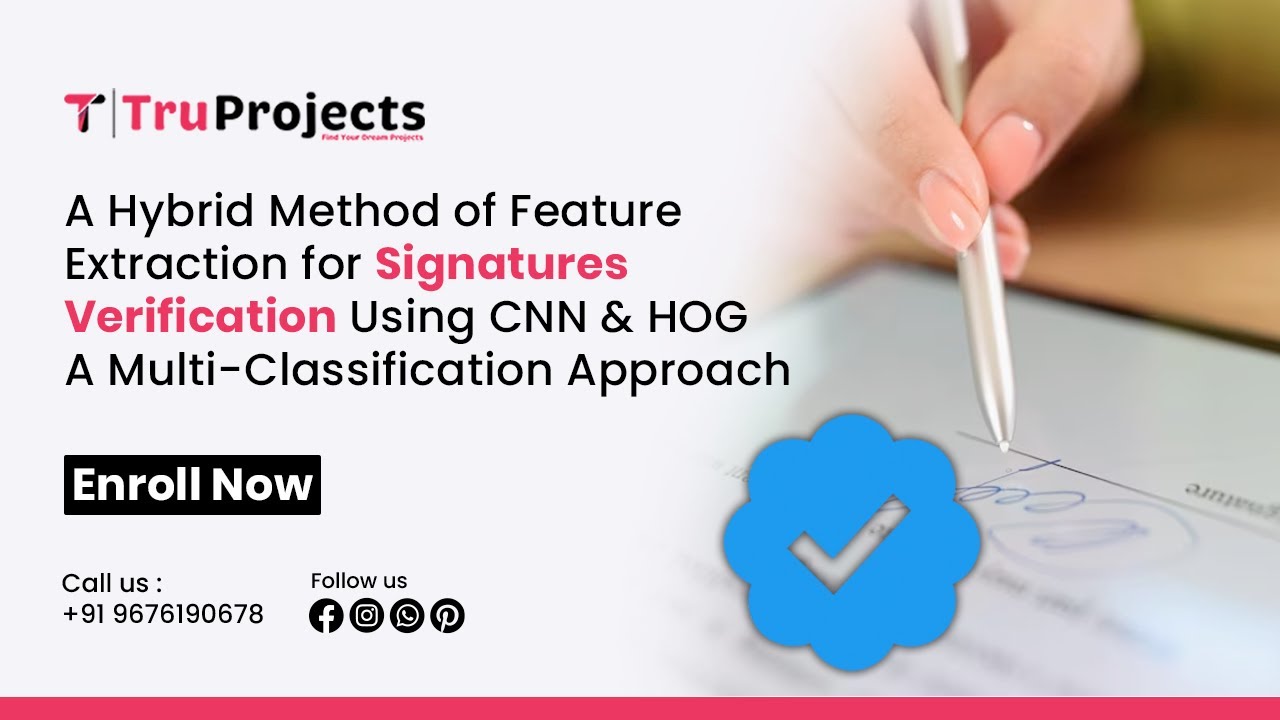 A Hybrid Method Of Feature Extraction For Signatures Verification Using Cnn And Hog A Multi