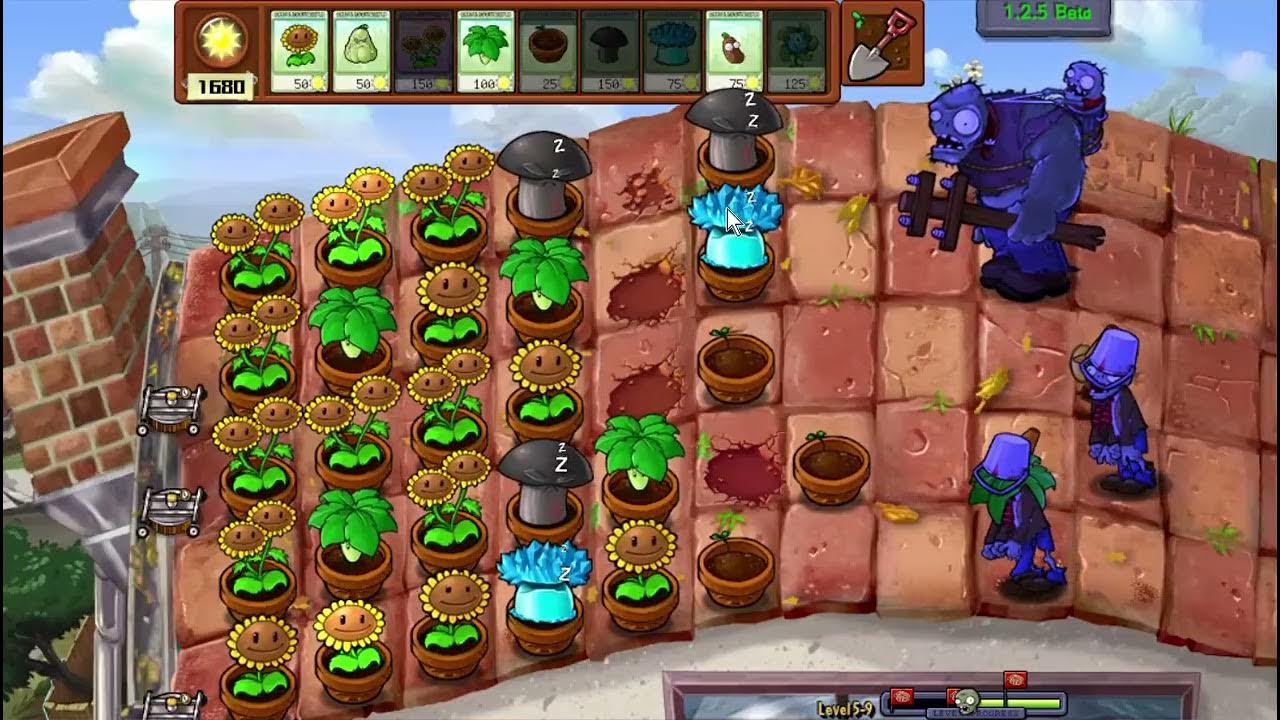 How to beat level 5-9 in PVZ Brutal Mode EX + 1.2.5 - YouTube