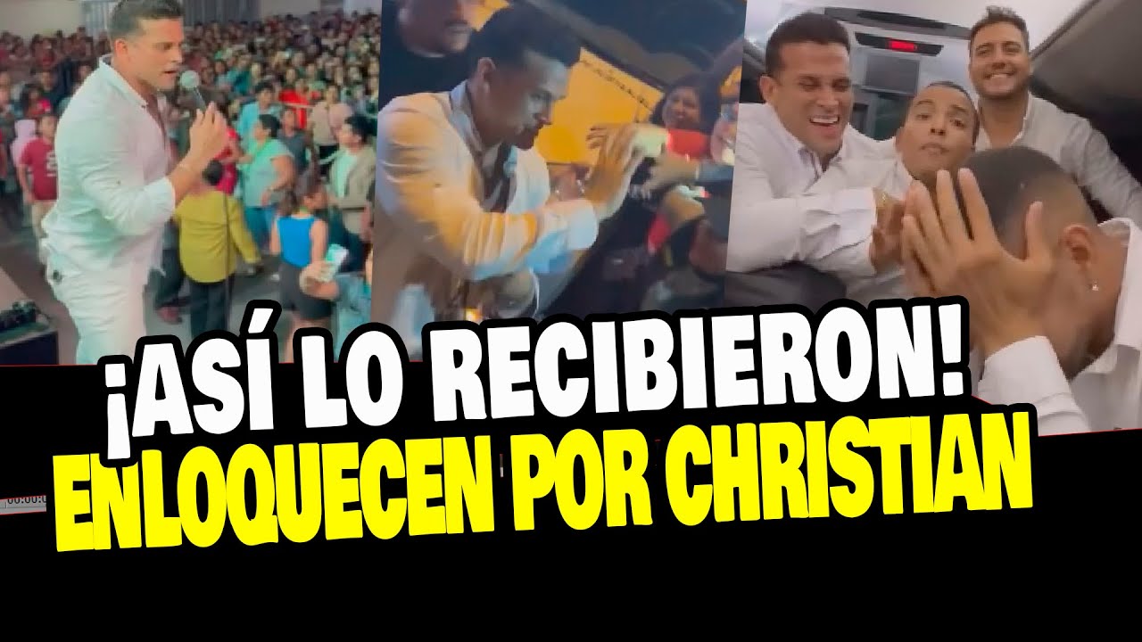 CHRISTIAN DOMINGUEZ : ASÍ FUE EL GRAN RECIBIMIENTO TRAS SU REGRESO A ...