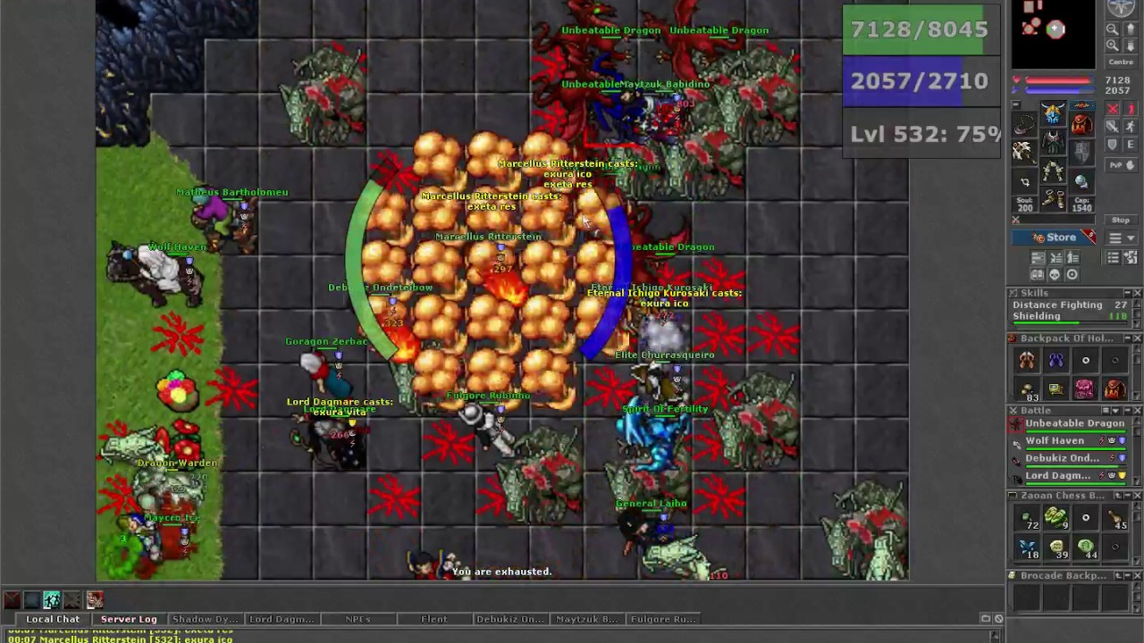 [TIBIA] First Dragon Quest Final boss - YouTube