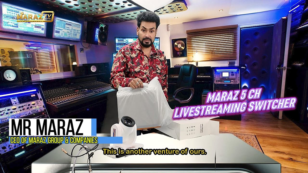 Maraz Digital 5-Channel Video Switcher NDI - SDI - HDMI - OSMO 3 - Ai ...