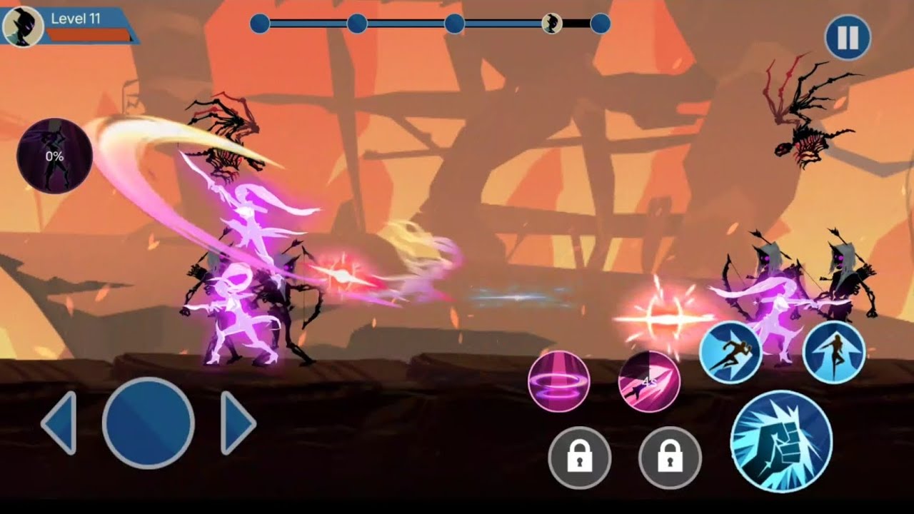 Shadow fighter hard lvl 06 || - YouTube