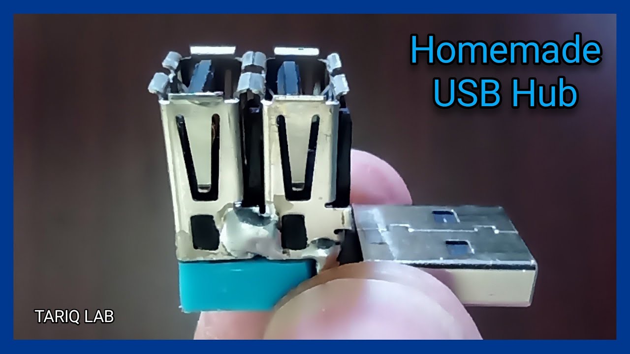 How To Make a USB Hub At Home | Homemade Multiple USB Port - YouTube