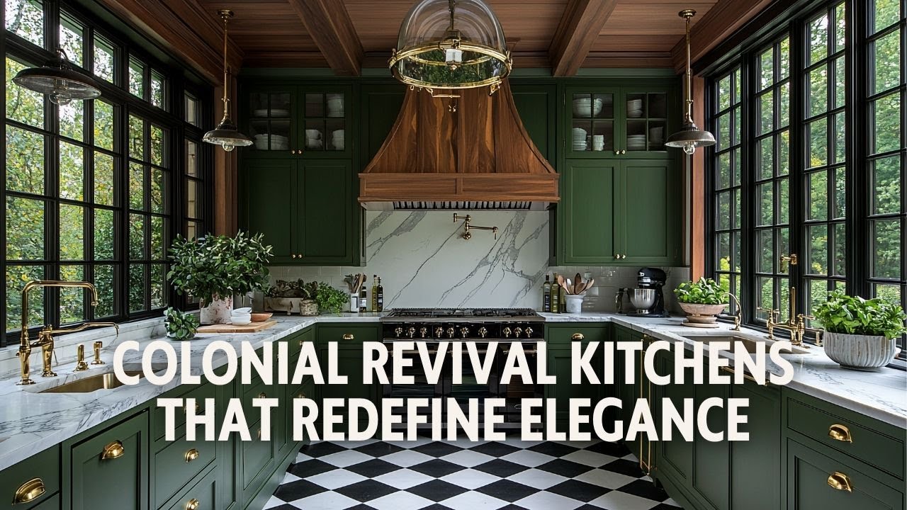 Timeless Colonial Revival Kitchens That Redefine Elegance and Charm - YouTube
