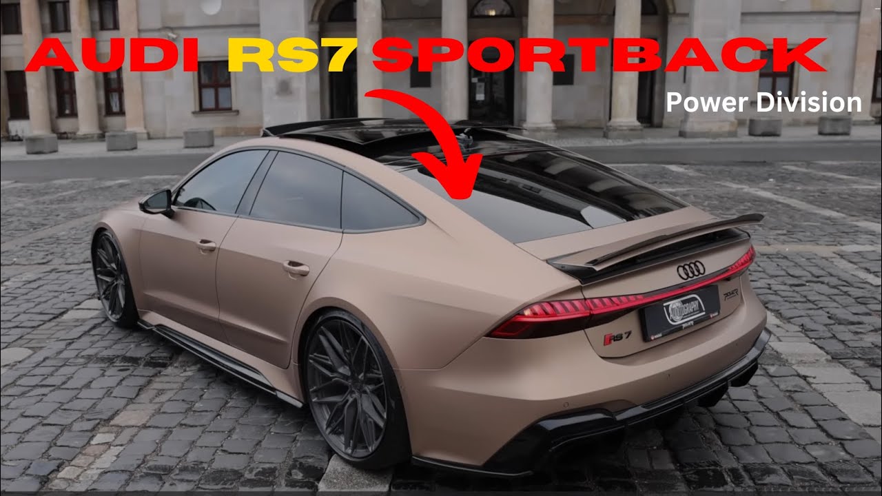 Audi RS7 Sportback Power Division 2023. All you have to know! - YouTube