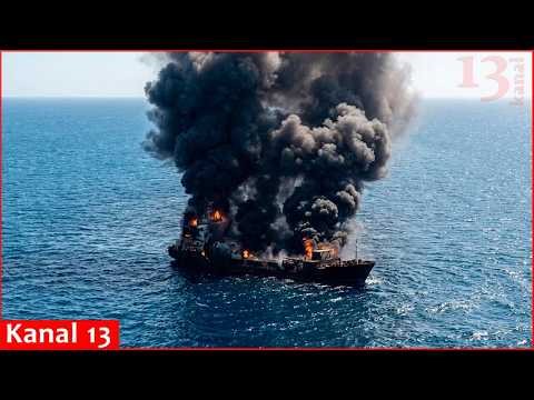 Footage was released of Russia's attack on the Turkish-owned bulk carrier Victress in the Black Sea