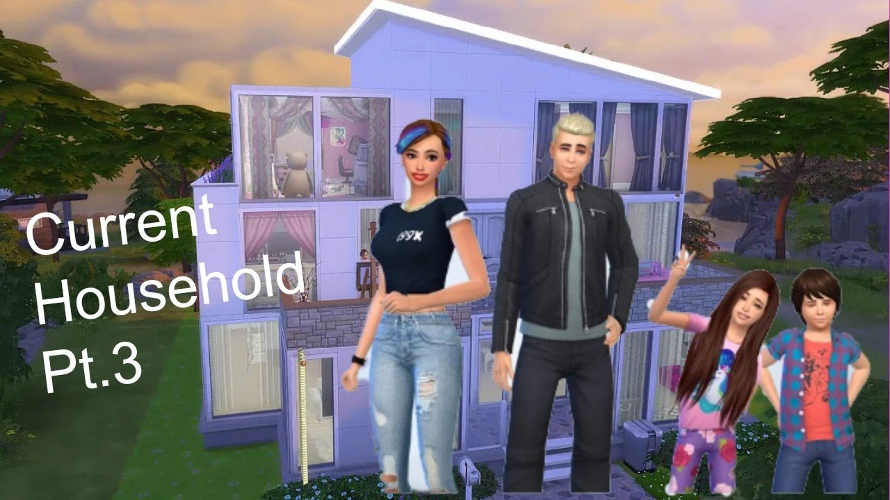 Munch Family|Sims 4|Current household Pt.3 - YouTube