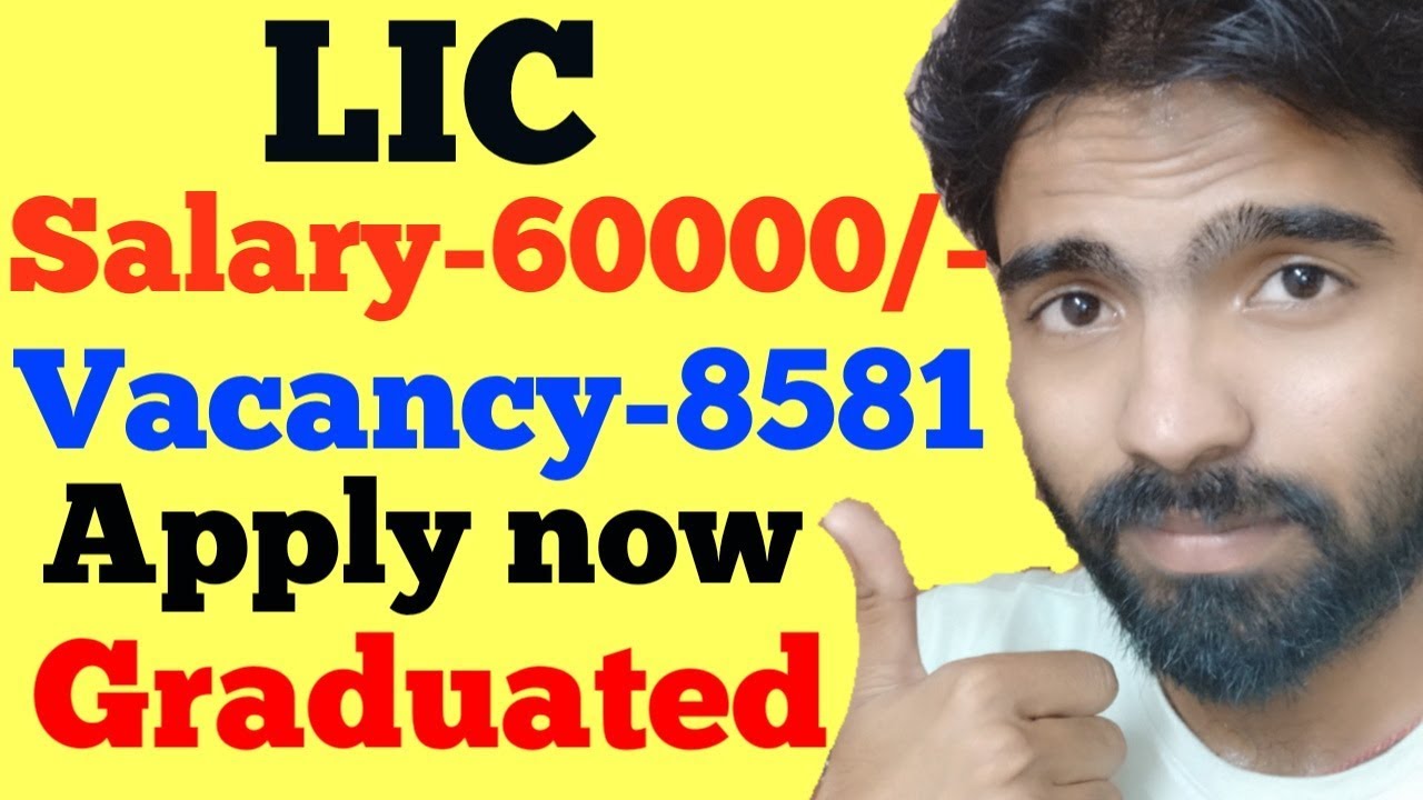 LIC 8581 Apprentice Development Officer Govt Job Recruitment || May ...