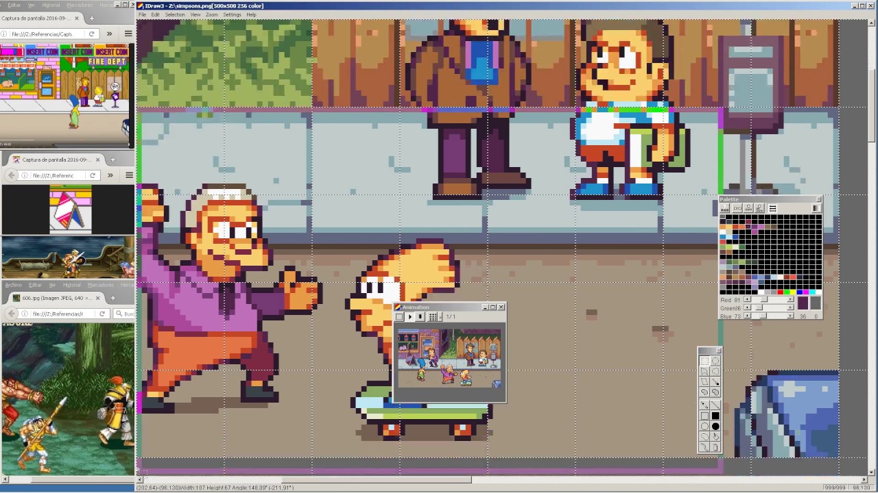 PIXEL ART TIME LAPSE #19 - The Simpsons - YouTube