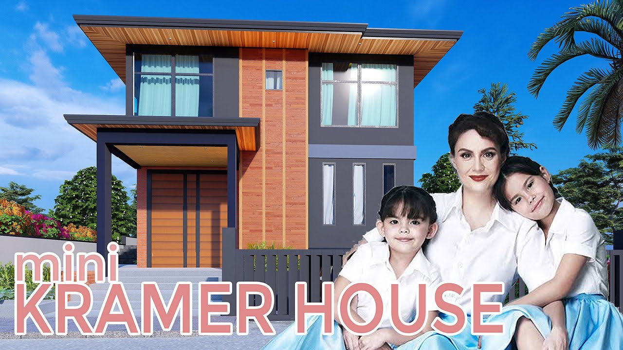 HOUSE PLAN Mini KRAMER House 10x12m 5 Bedroom FULL PLANS - YouTube