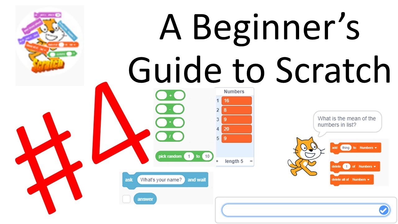 Making a Maths Quiz! | A Beginner's Guide to Scratch [4] - YouTube