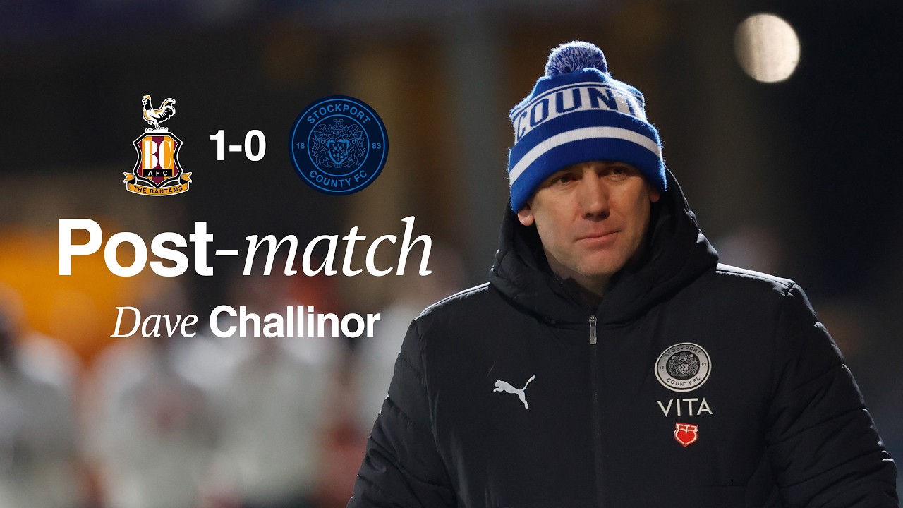 Dave Challinor Post Match Interview - Bradford City - YouTube