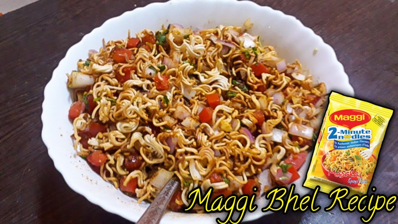 How To Cook Maggi Bhel 😋 | Recipe Speaks - YouTube