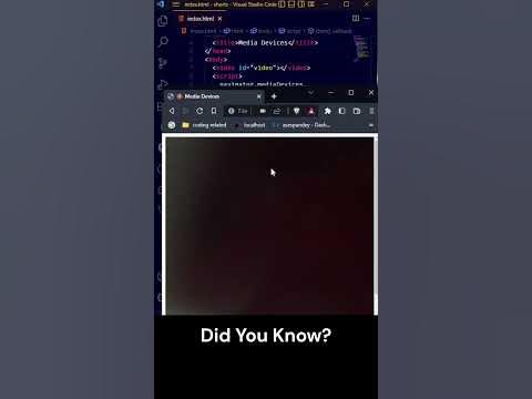 Get access to user's devices camera using javascript | Navigator method | Javascript tricks ...