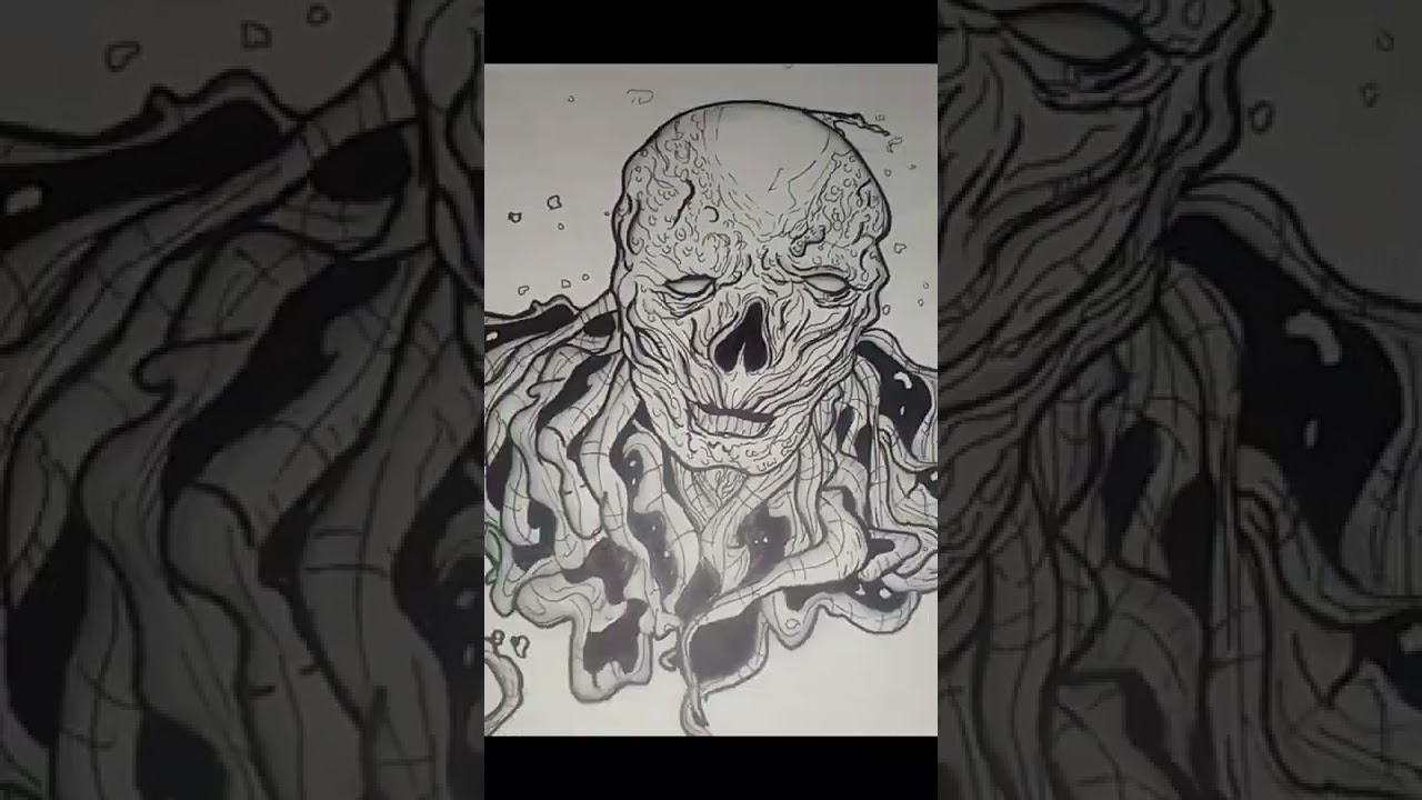 Drawing of vecna - YouTube