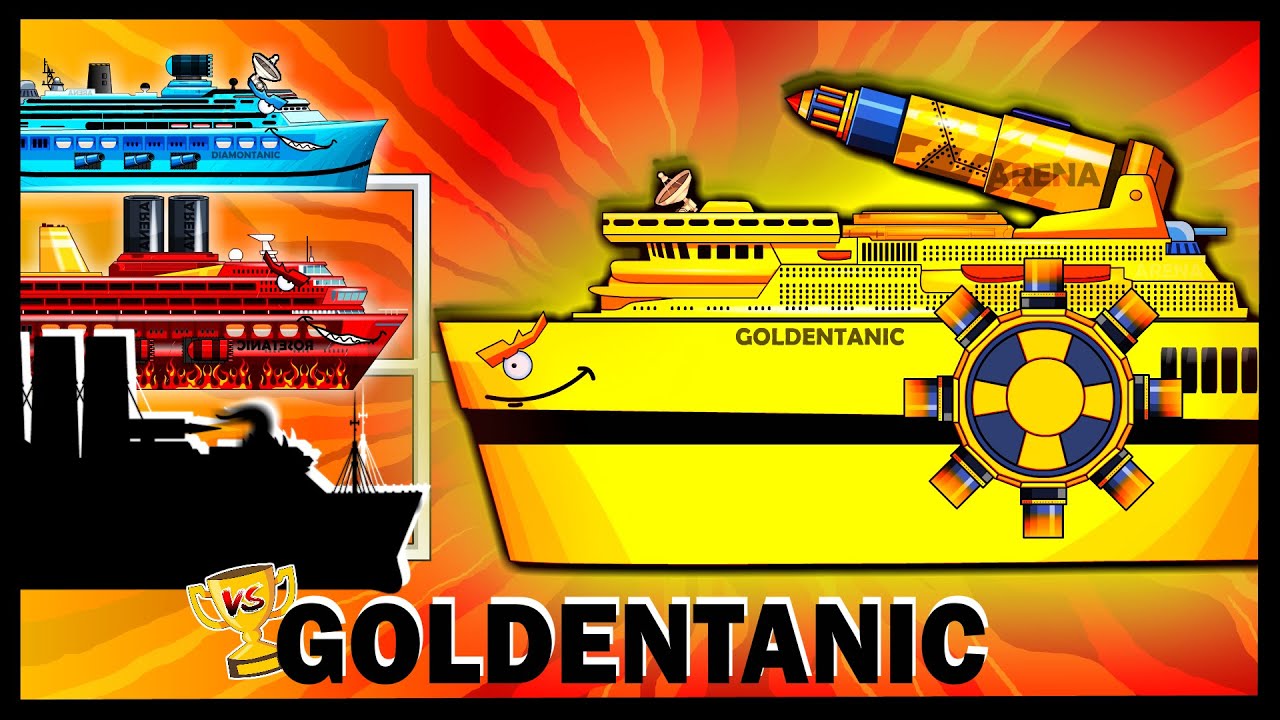 The GOLDENTANIC ARENA - the battle of the flaming fleet, The Final ...