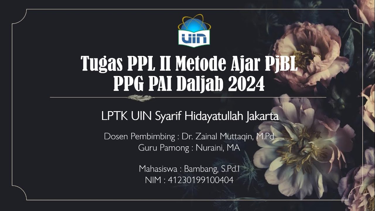 Tugas PPL II METODE AJAR PjBL - YouTube