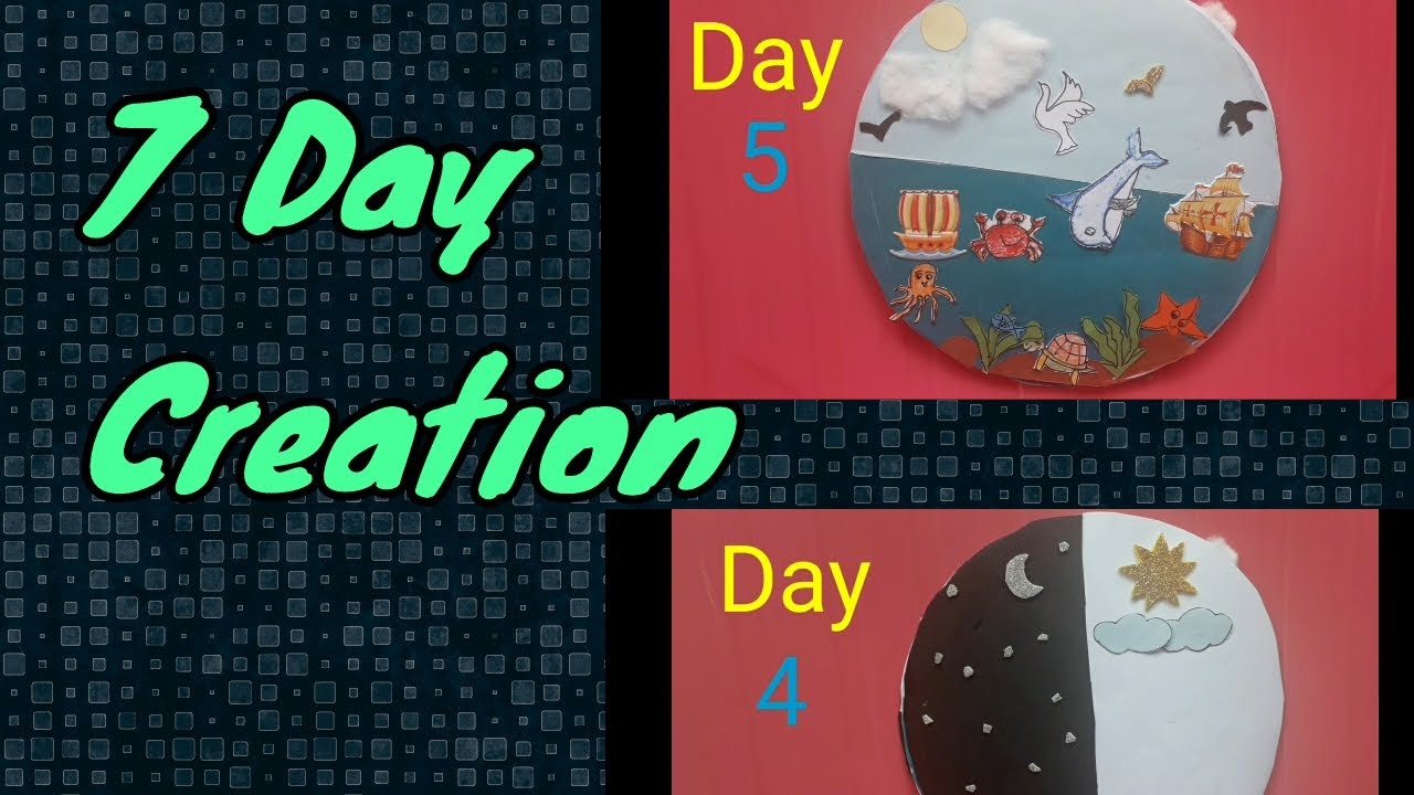 7 day creation Craft/Bible Craft for kids/My Savior Lives/God's ...