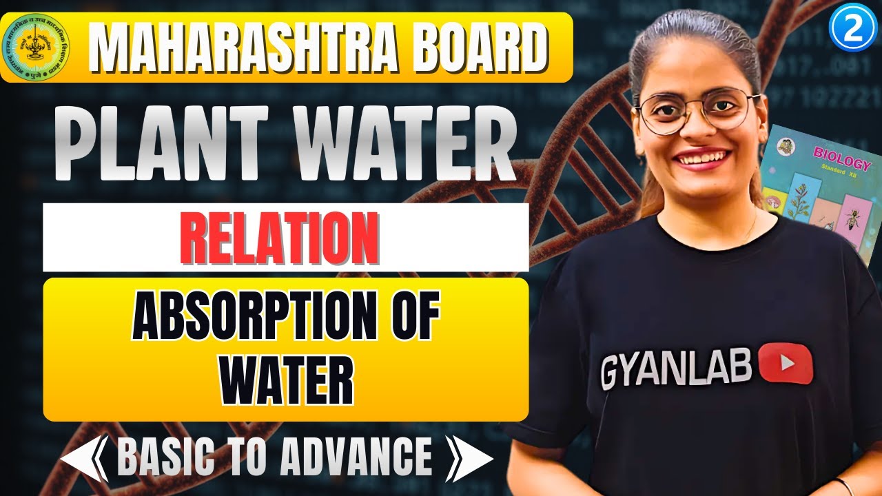 Class 12 Biology - Chp 6 Plant Water Relation | Absorption of Water ...