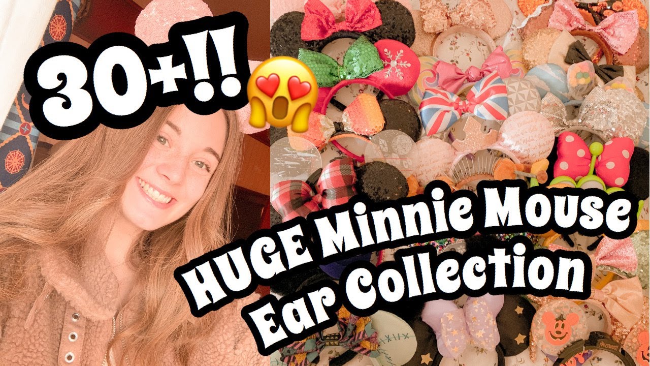 HUGE Minnie Mouse Ears Collection 2019 - YouTube