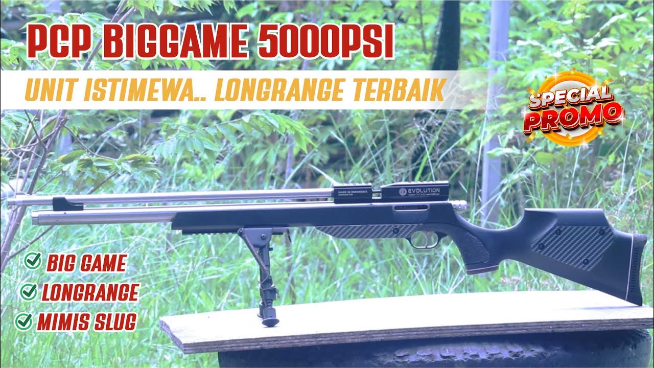 SENAPAN PCP BIGGAME TERBARU 2025 !! PCP BIGGAME EVOLUTION 5000PSI | PCP ...