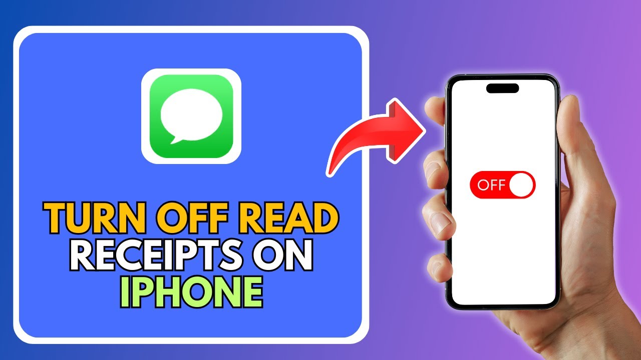 How To Turn Off Read Receipts On iPhone - YouTube