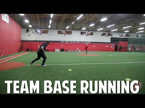 Team Base Running Drill - YouTube
