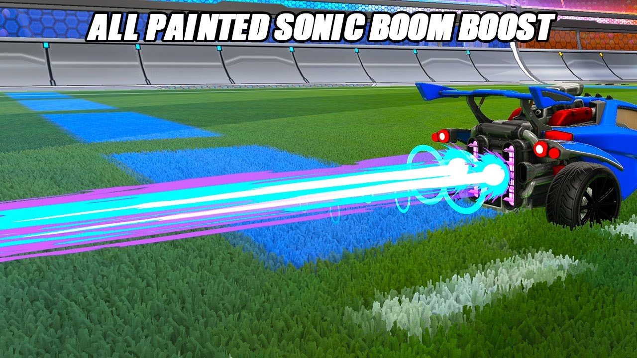 Showcasing All *NEW* Sonic Boom Boost - Rocket League Showcase - YouTube