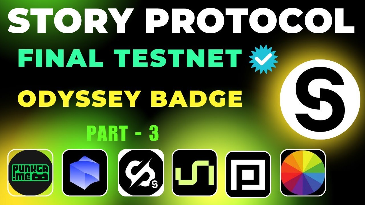 ⛔Over ⛔2000$ Hidden Airdrop : Story Protocol Final Testnet : Odyssey ...