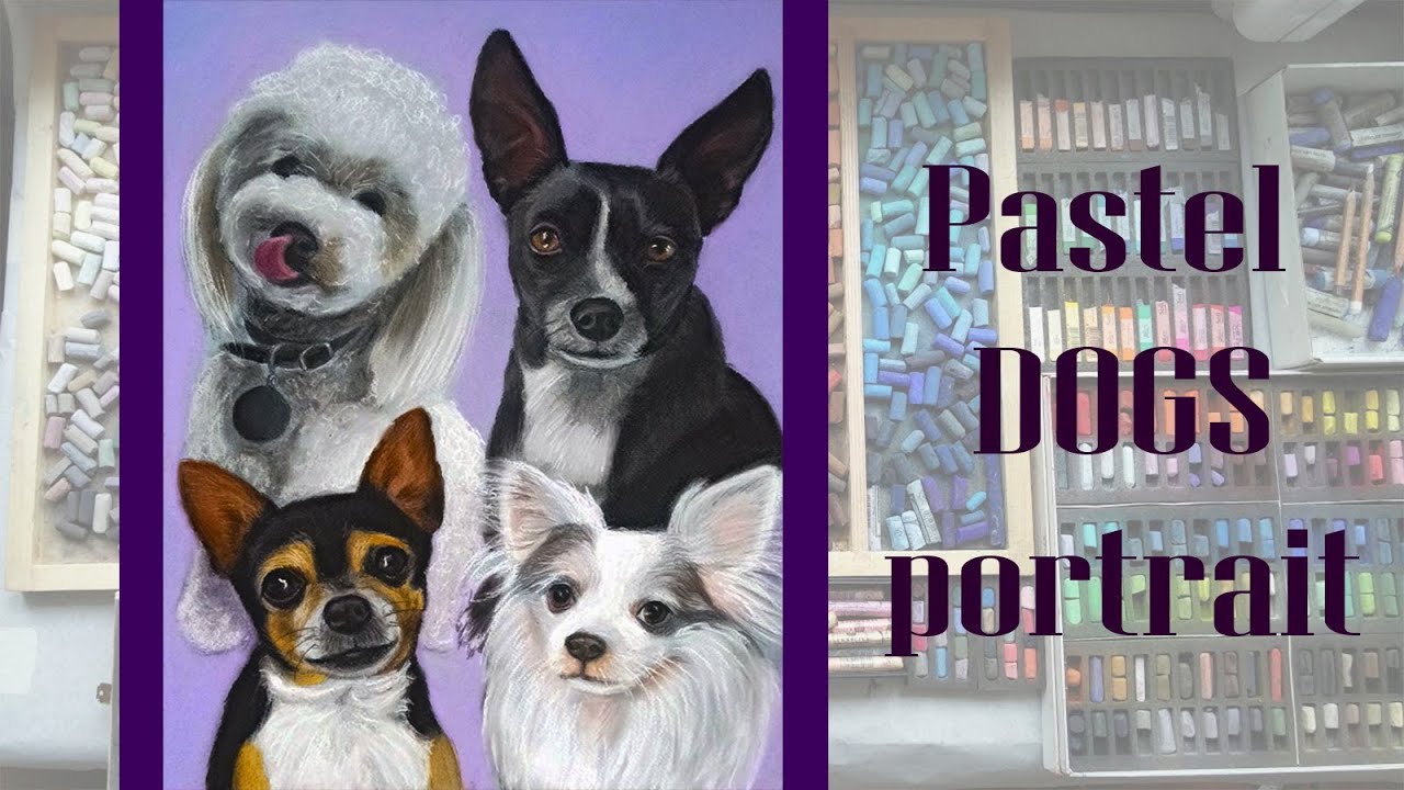 Custom dogs portrait. - YouTube