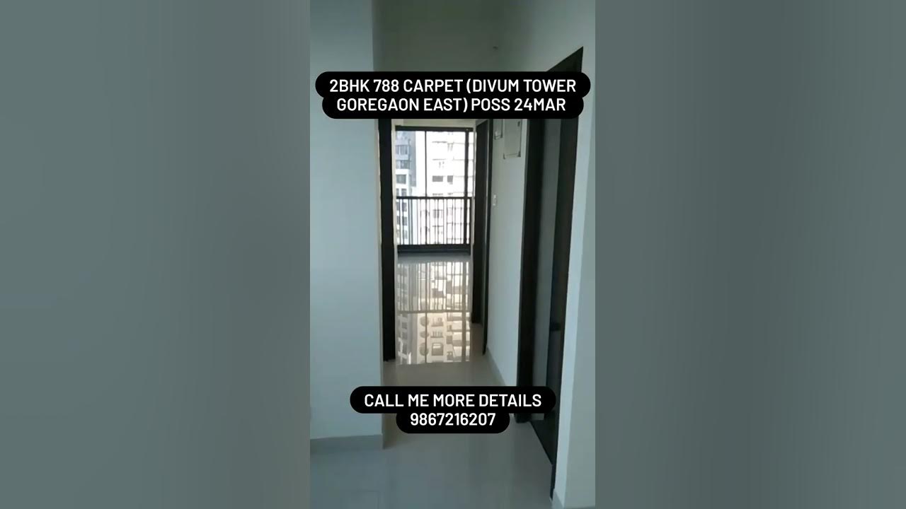 Divum Towr Goregaon East 2Bhk March 24 poss with luxury amenities more details call me ...