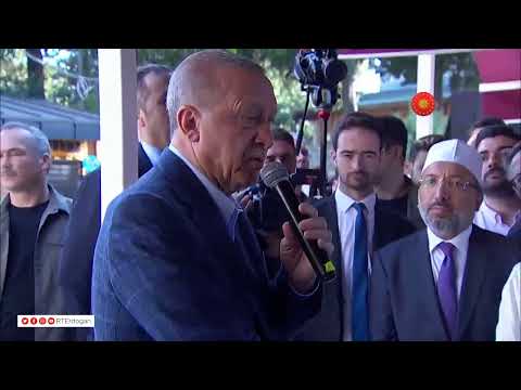 Recep Tayyip Erdoğan - Rasim Özdenören’in Cenaze Tören (24.07.22)
