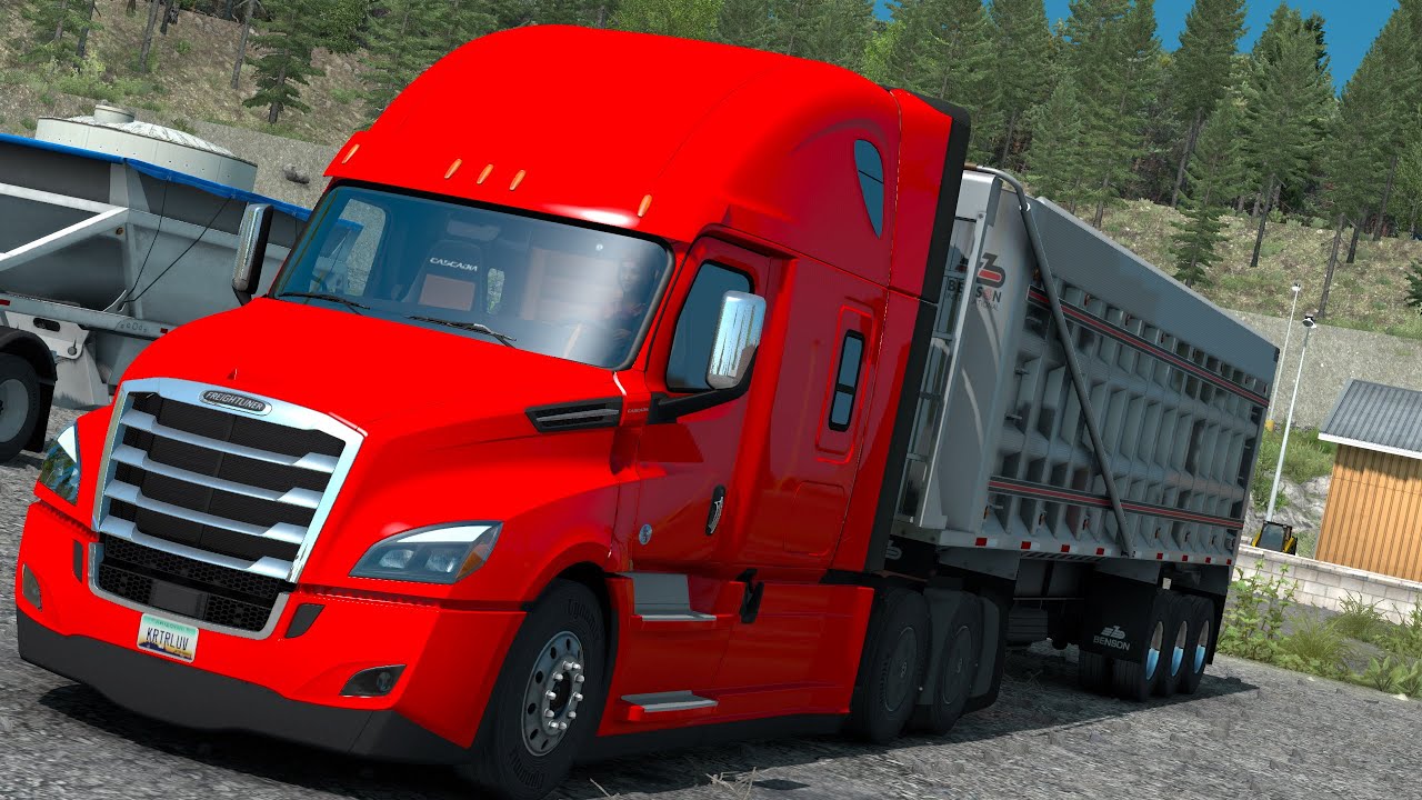 New Trailer Mod! Benson Dump Trailer | AMERICAN TRUCK SIMULATOR 1440p60 ...