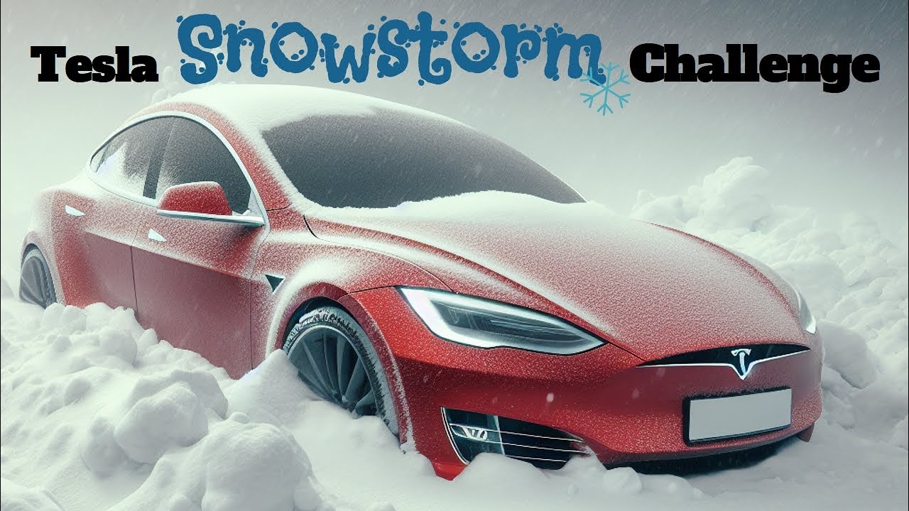 TESLA RWD IN SNOW - YouTube